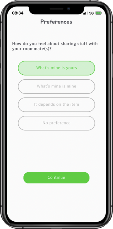 Bean. Find your best roomie.